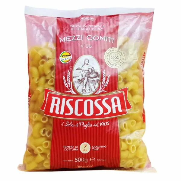 Riscossa Mezzi Gomiti Pasta, 500 g - JioMart