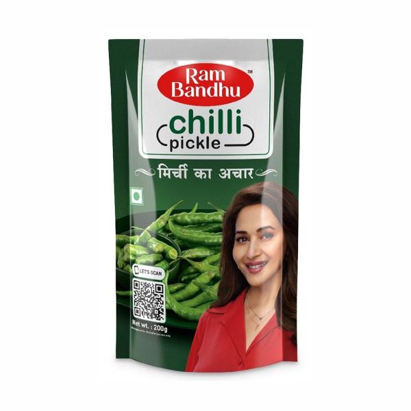 Ram Bandhu - Mango Pickle, Lime Pickle, Chilli Pickle 200gm Pouch ...