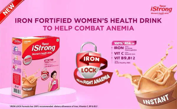 Manna iStrong Women's Health Drink, Chocolate. Anemia Iron Deficiency ...