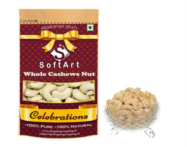 SoftArt Dry Fruits Combo Of Whole Kaju Nuts & Masala Cashew (Kaju ...