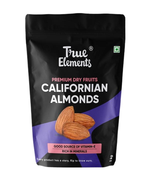 True Elements California Almonds 1kg - JioMart