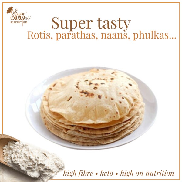 Sugar Swap Keto Atta - Plain (1kg) Keto Flour | Healthiest Low Carb ...