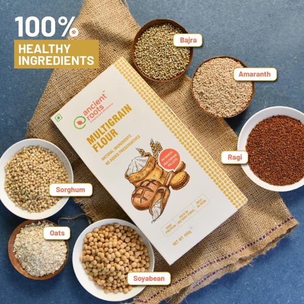 Multigrain Flour |100% Wholegrain Flour | High Protein | No Wheat ...