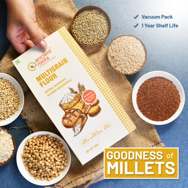 Multigrain Flour |100% Wholegrain Flour | High Protein | No Wheat ...
