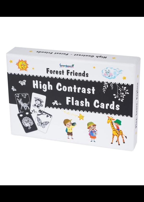 Gurukanth High Contrast Flash Cards for New Born Baby - Black & White ...