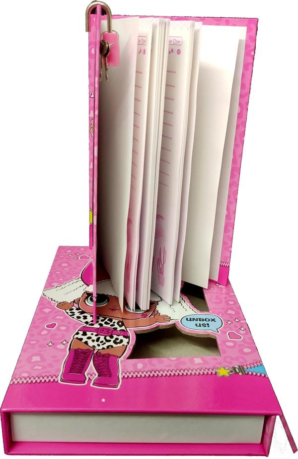 Technochitra Cute Angel Secret Personal Lock Diary Regular Diary Single ...