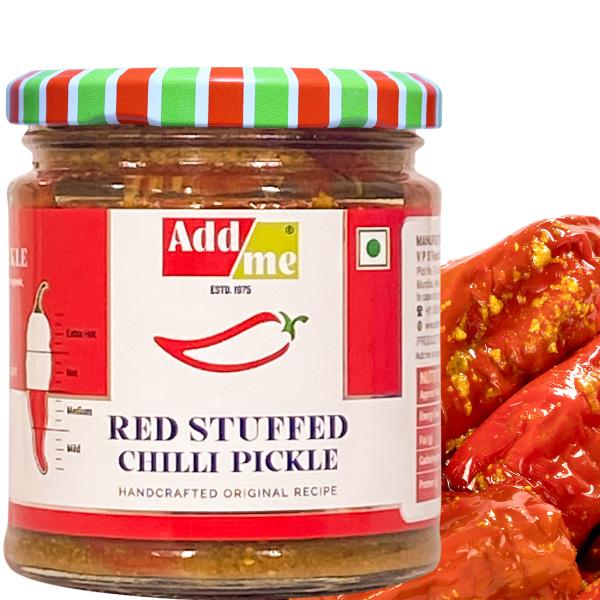 Add me Homemade Dry Mango Pickle 150gm + Red Stuffed Pickle bharwa lal ...