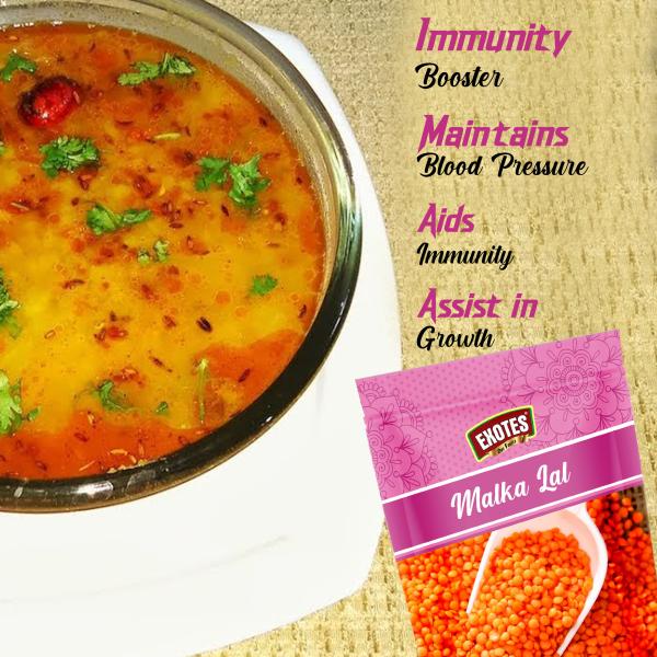 Exotes Masoor Lal/Malka Lal Dal 500 g - JioMart