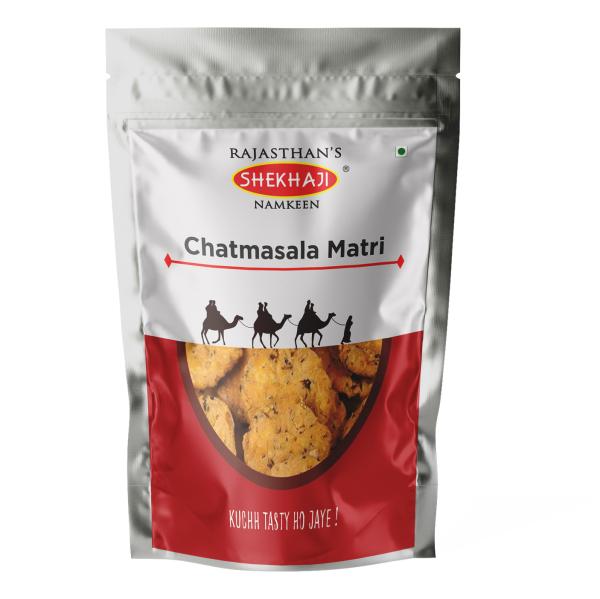 Shekhaji Chaat Masala Mathri 200 gm pack | Ready to Eat Mathri Snacks ...