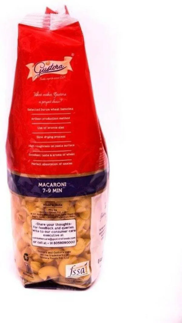 Gustora Macaroni Pasta - 500 G - JioMart