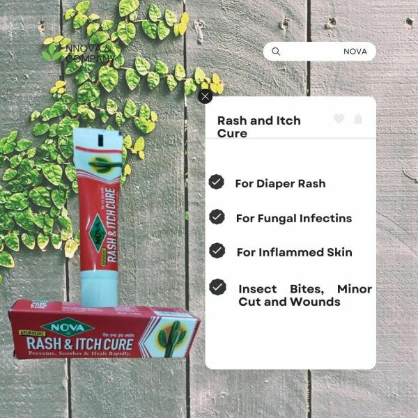 NOVA CREAM Rash and Itch Cure | Relieves Rash and Itchy Condition | 12 ...