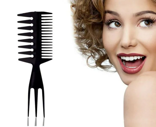 COINFINITIVE 2 Side Plastic Hair Comb Styling Tail Combs Double Side ...