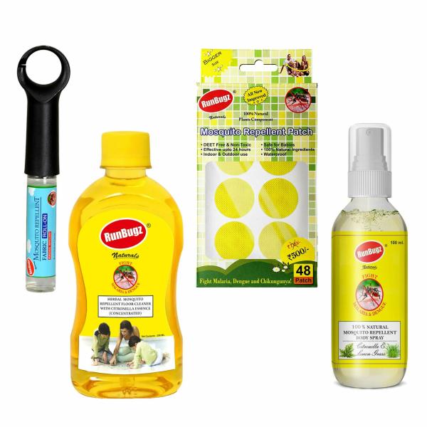 RunBugz Complete Mosquito Repellent Combo, Mosquito Repellent Floor ...