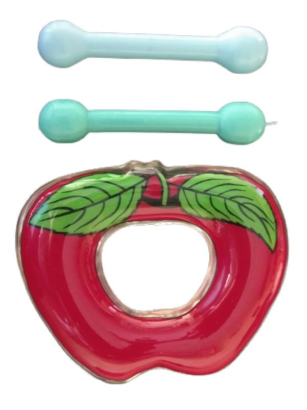 Enorme Water Filled Soft BPA-Free Cooling Apple Shape Teether with ...
