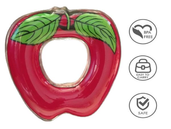 Enorme Water Filled Soft BPA-Free Cooling Apple Shape Teether with ...