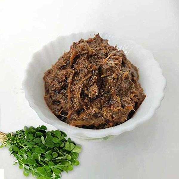 SITARA FOODS Menthi Aaku Pickle Home Made 1000 g - JioMart