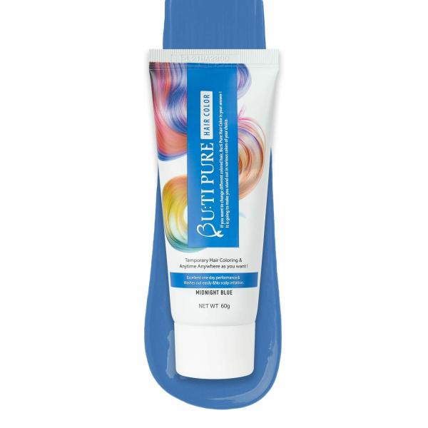 ButiPure ( MIDNIGHT BLUE ) One Day Hair Color | Ammonia, Free | Semi ...