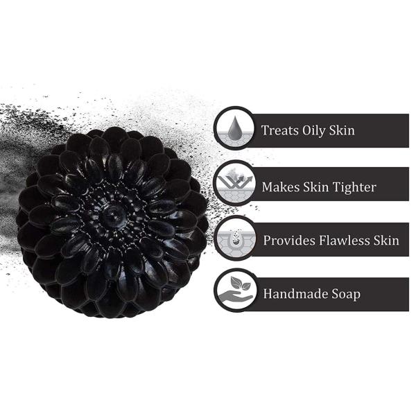 BADA HAIR Activated Charcoal Bath Soap for Deep Clean and Anti ...