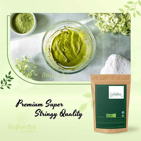 Gulmohar Organic BAQ Mehandi Powder (triple shifted) Sojat Rajasthani ...