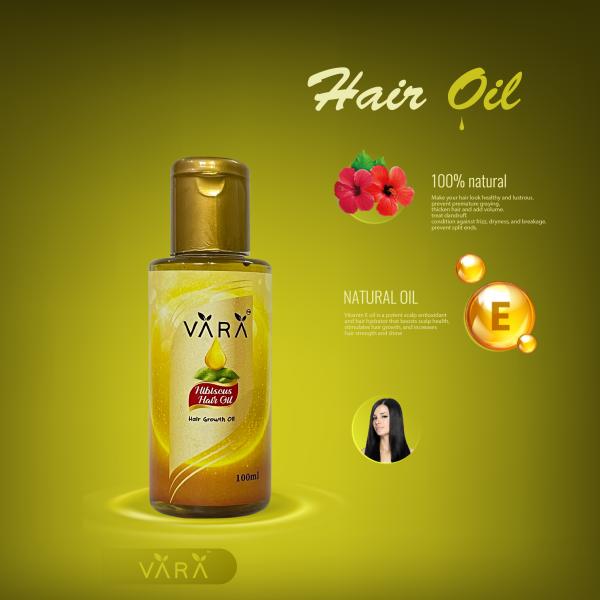 Vara Hibiscus Hair Oil for Hair growth - 100% Natural Ayurvedic Hair ...