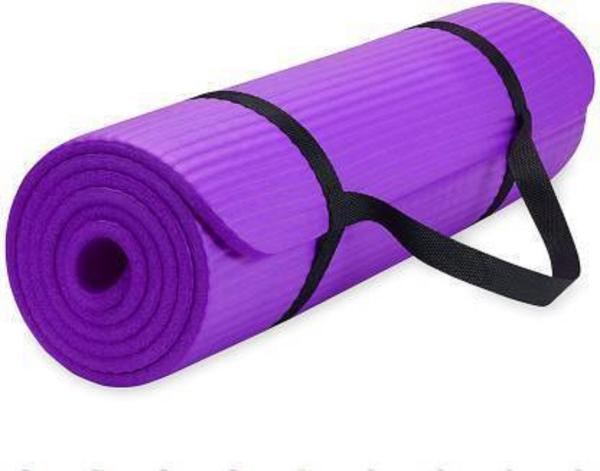 AARAV CARE 10mm Yoga Mat for Women and Men with Carrying Strap Extra ...