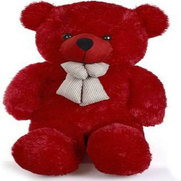 EMUTZ Teddy Bear Red Soft Toy 2 ft, 2 Years - JioMart