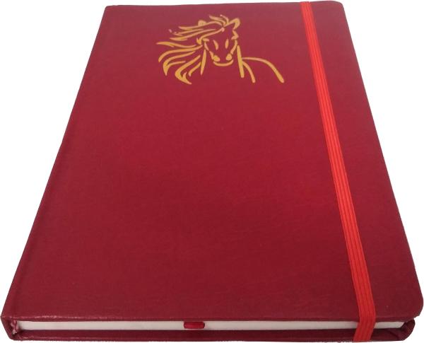 Technochitra Unicorn Embossed Elastic Closure Diary Single - JioMart