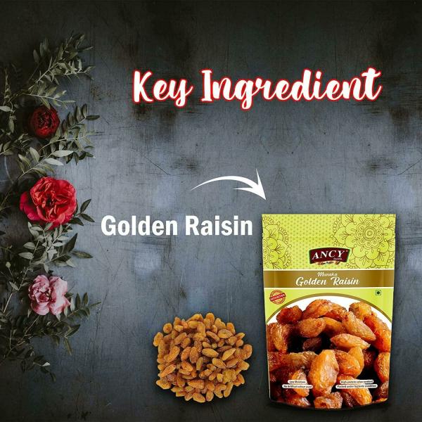 Ancy Abjosh Munakka/Golden raisins 1kg (4X250 g) - JioMart