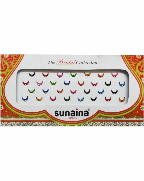 SUNAINA Half Moon Stick On Forehead Bindi (Pack of 3) - JioMart