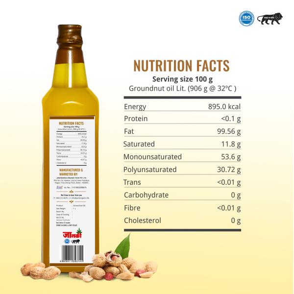 Janki's Shuchi Cold Pressed Groundnut Oil in Wooden Ghani/Chekku ...