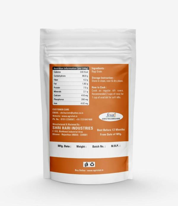 Agri Club Ragi Idli Rava 400gm - JioMart