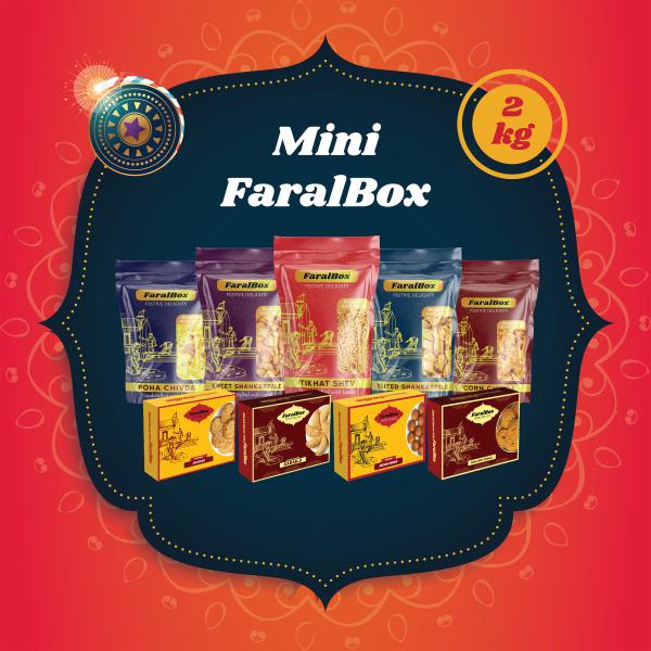 FaralBox 2 Kg Special Diwali Faral - Mini FaralBox | Diwali Faral Gift ...