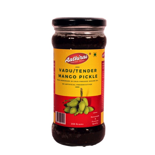 Aathirai Tender / Vadu Mango Pickle - 350 gm | Homemade Using Cold ...