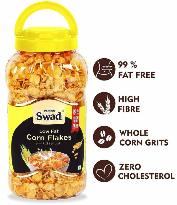 Swad Corn Flakes & Choco Vanilla Flakes (Wholegrain Choco Breakfast ...