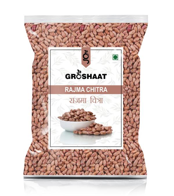 Groshaat Best Quality Rajma Chitra -500gm (Pack Of 1) Kidney Bean (500 ...
