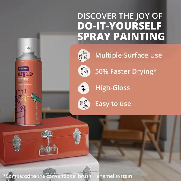 Asian Paints Blue Phirozi Spray Paint 200 ml - JioMart