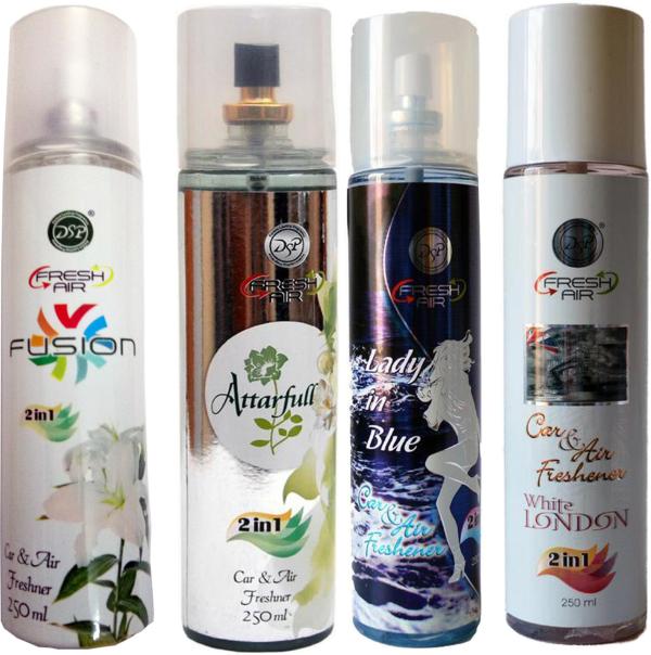 DSP Fusion,White London,Lady In Blue And Attarfull Spray - 4 x 62.5 ml ...