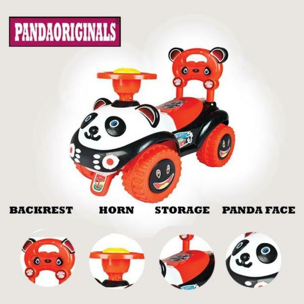 Pandaoriginals Red Plastic Ruff Rider Car Tricycle For Kids For Kids (2 ...