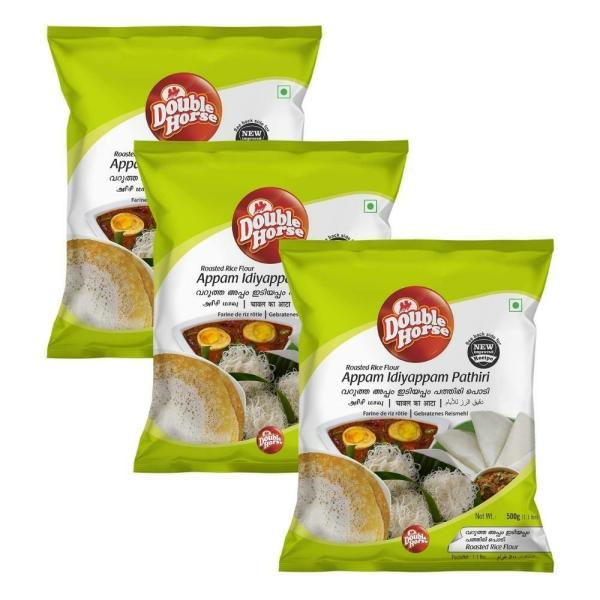 Double Horse Roasted Appam Powder | Roasted Rice Flour | Rice Flour ...