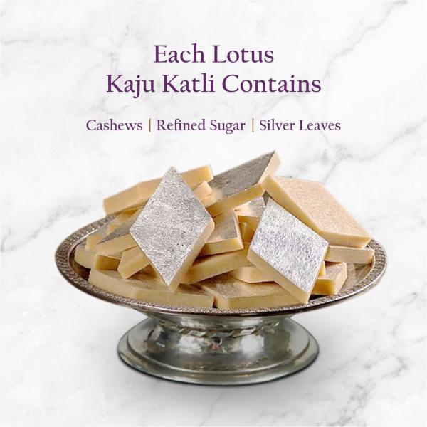 Lotus Kaju Katli Sweet 500g, Barfi Sweets, Indian Mithai Made with ...