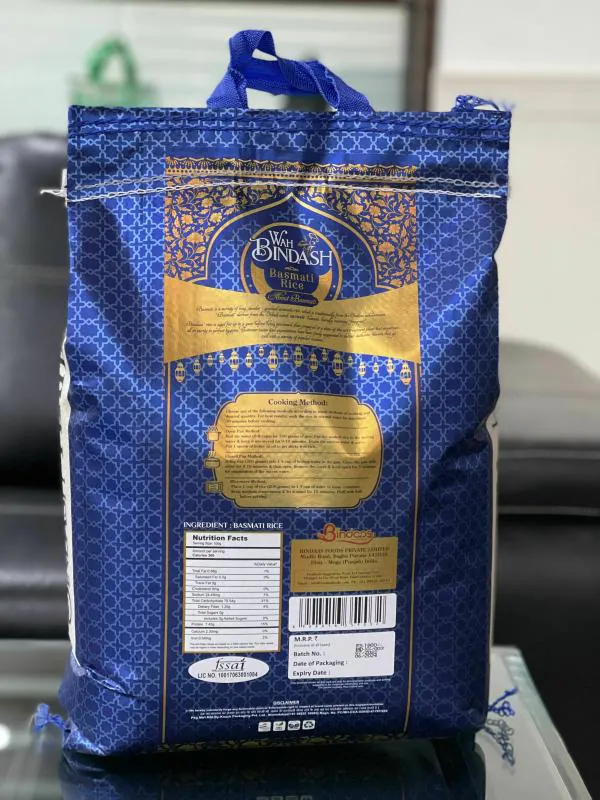BINDAAS Platinum Steam Basmati Rice (10kg Super Tibar) - JioMart