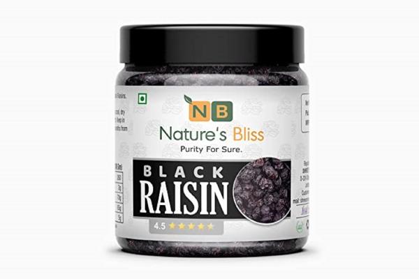 Nature's Bliss Afghani Seedless Black Raisins Diwali Celebration Pack ...