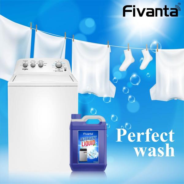 Fivanta 5LTR Multipurpose Cleaning Gel With 5LTR Top Load Liquid ...