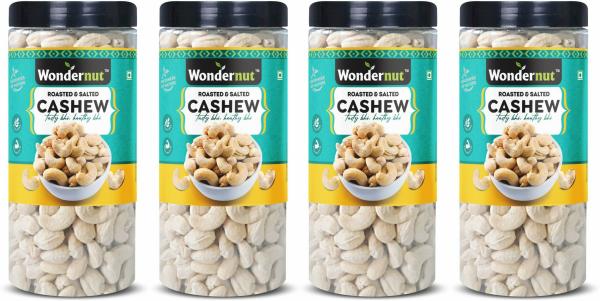 Wondernut Roasted Salted Cashew Nut 250 g (Pack of 4) Each 250 g - JioMart
