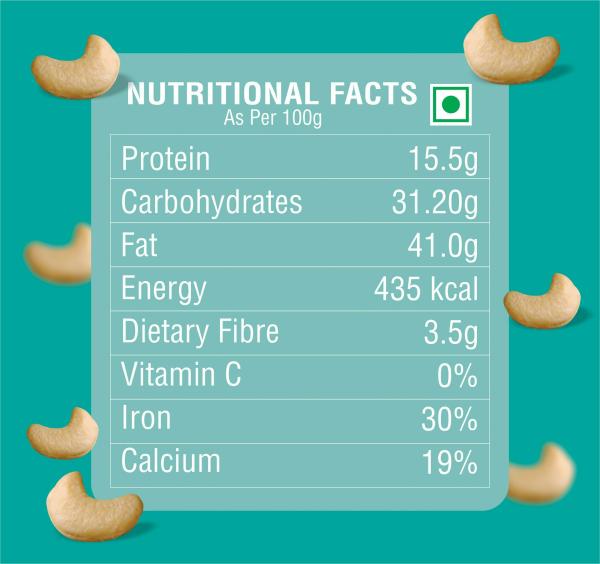 Wondernut Roasted Salted Cashew Nut 250 g (Pack of 4) Each 250 g - JioMart