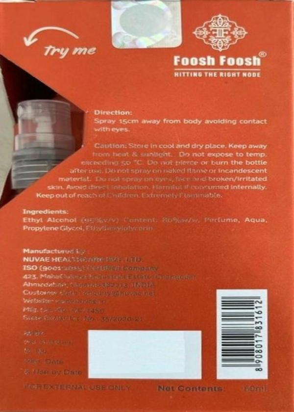 FOOSH FOOSH PERFUME MANIFEST -50ML - JioMart