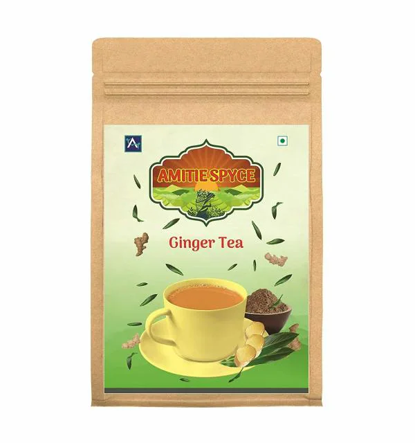 AMITIE SPYCE Ginger Tea| Black Tea Blended with Natural Ginger ...