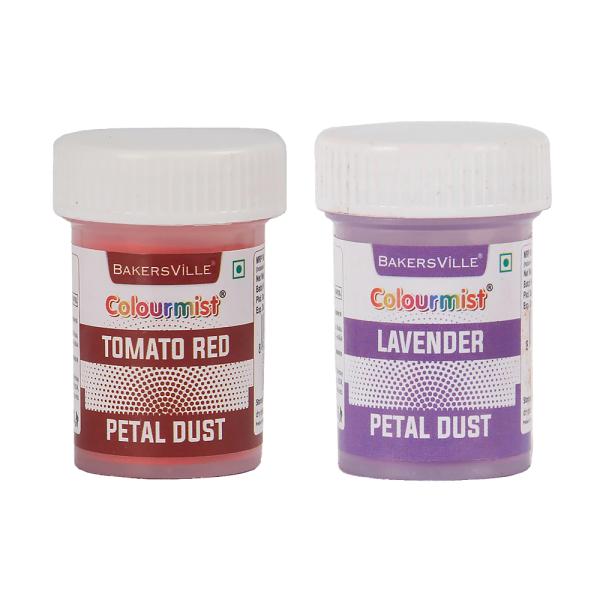 Colourmist Edible Petal Dust Assorted Colours 10g Each, Pack of 2 ...