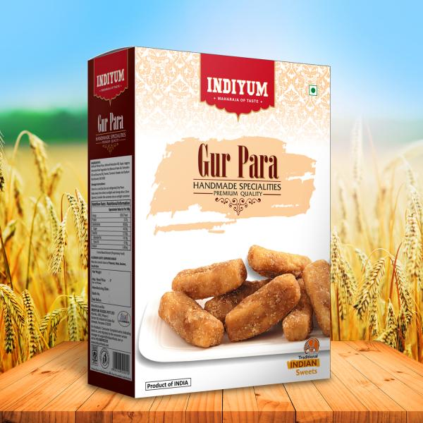 Indiyum Maida Snack Sweet Gur Para 400g - JioMart