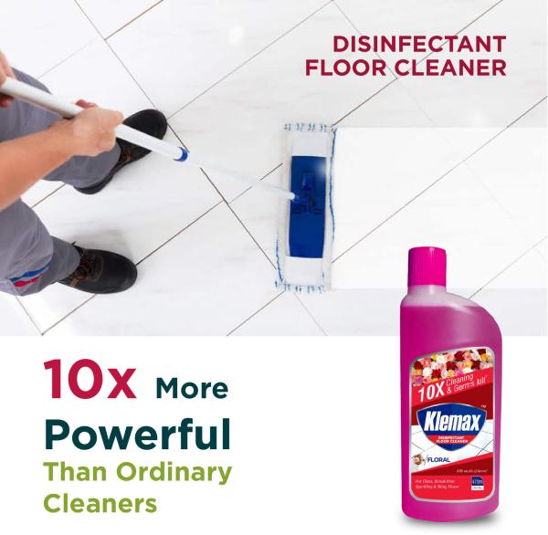 Klemax Disinfectant Surface , Floor Cleaner Liquid , Lemon & Floral ...